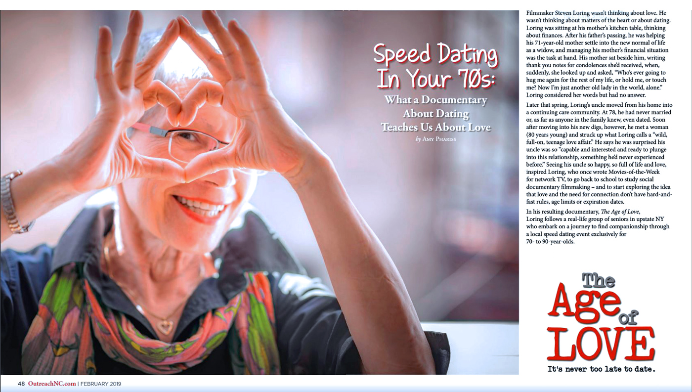 FEATURE: Outreach NC — Speed Dating in Your 70s: What a Documentary ...
